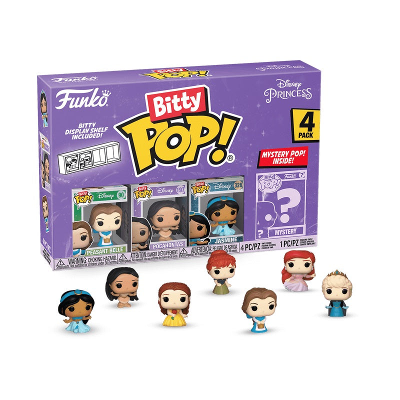 Funko Disney Princesses Bitty Pop! Mini-Figure 4-Pack collection – FUN&KO