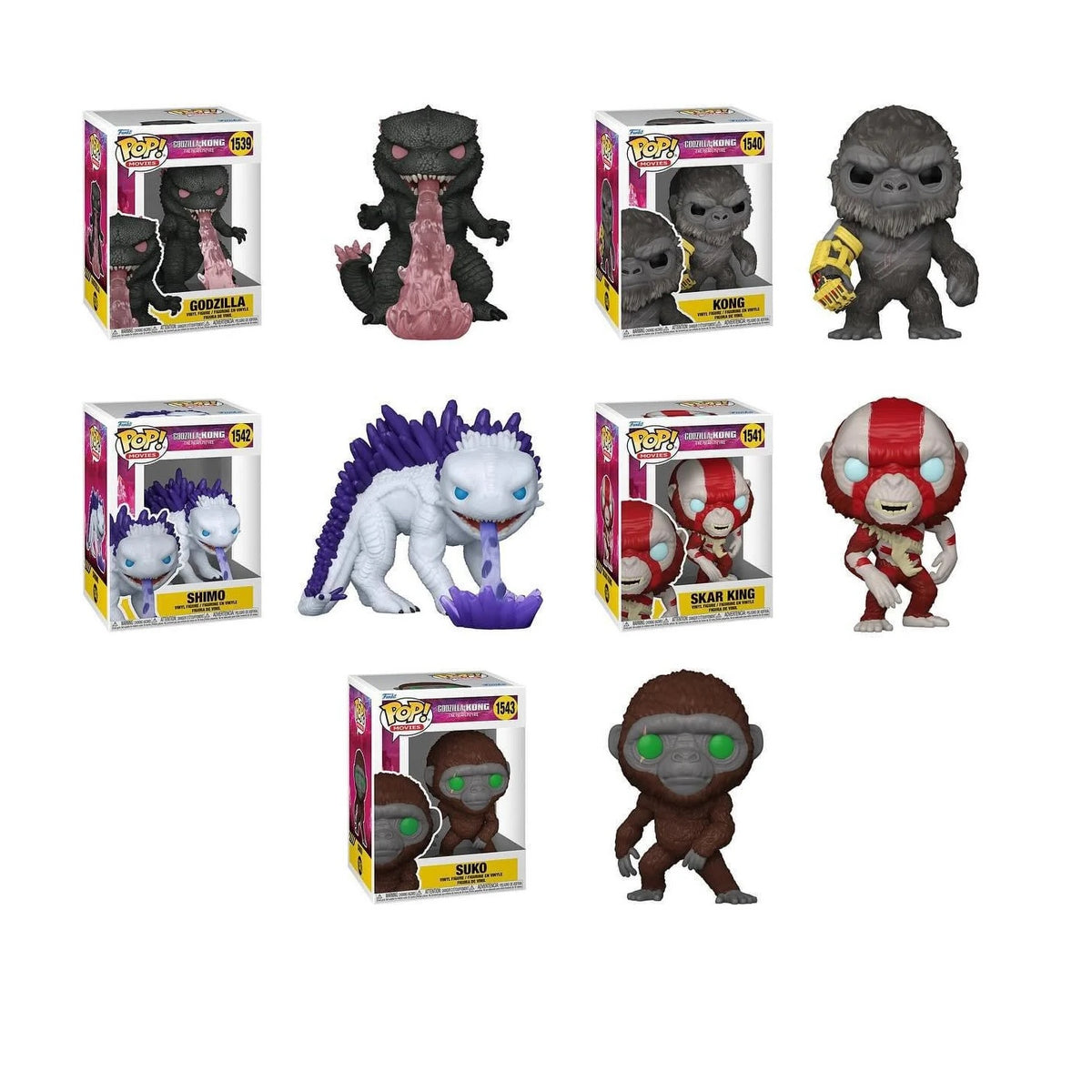 Funko Pop Movies : Godzilla vs. Kong 2: The New Empire - Inside the Ho ...
