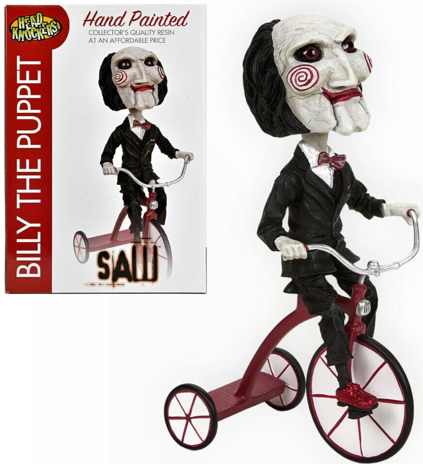 NECA Bobble Head 8" Saw Billy the Puppet on Tricycle – FUN&KO